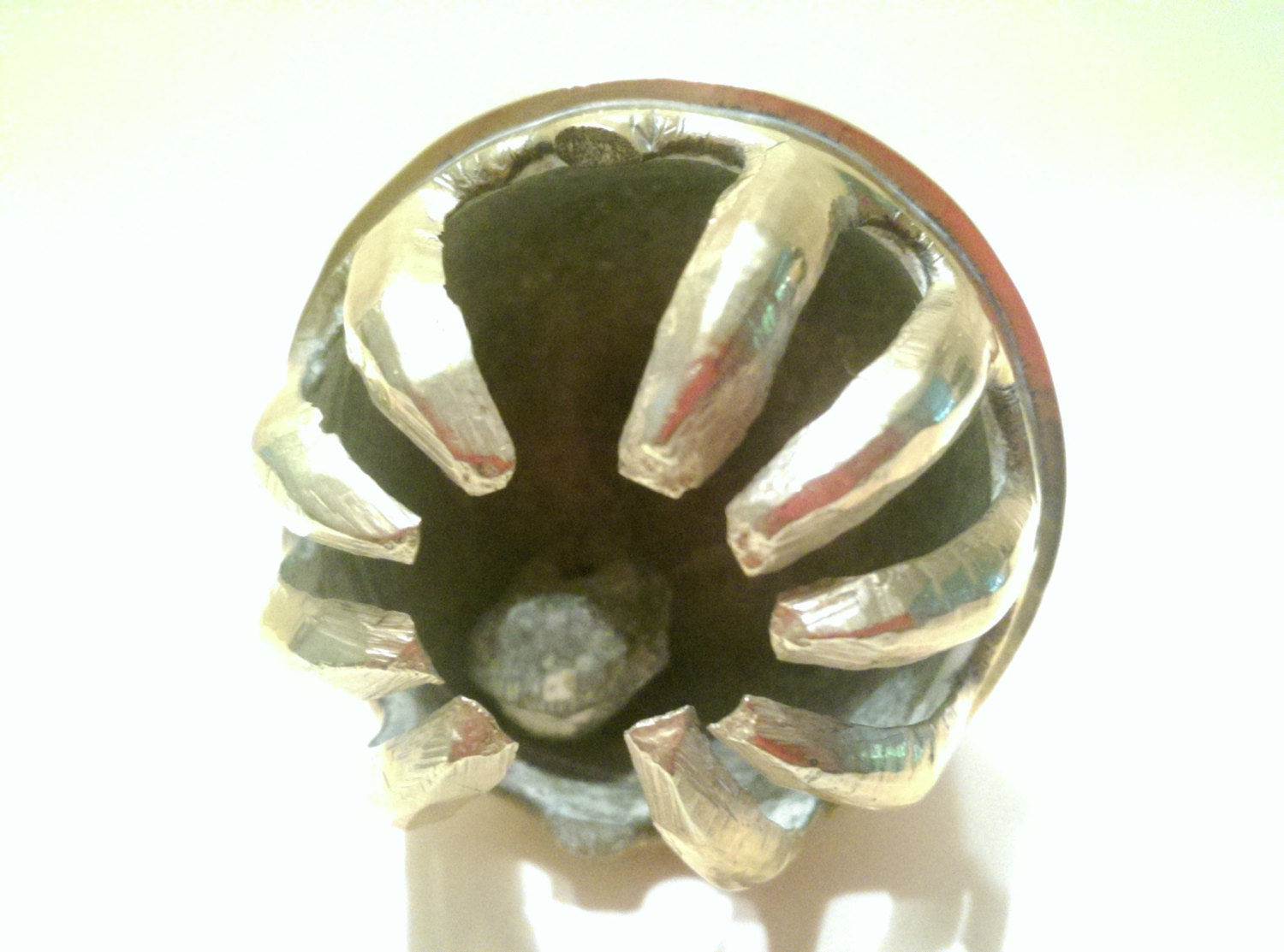 Solid Brass Cage Bell Claw Bell Meditation Bell Lustrous Etched China ...