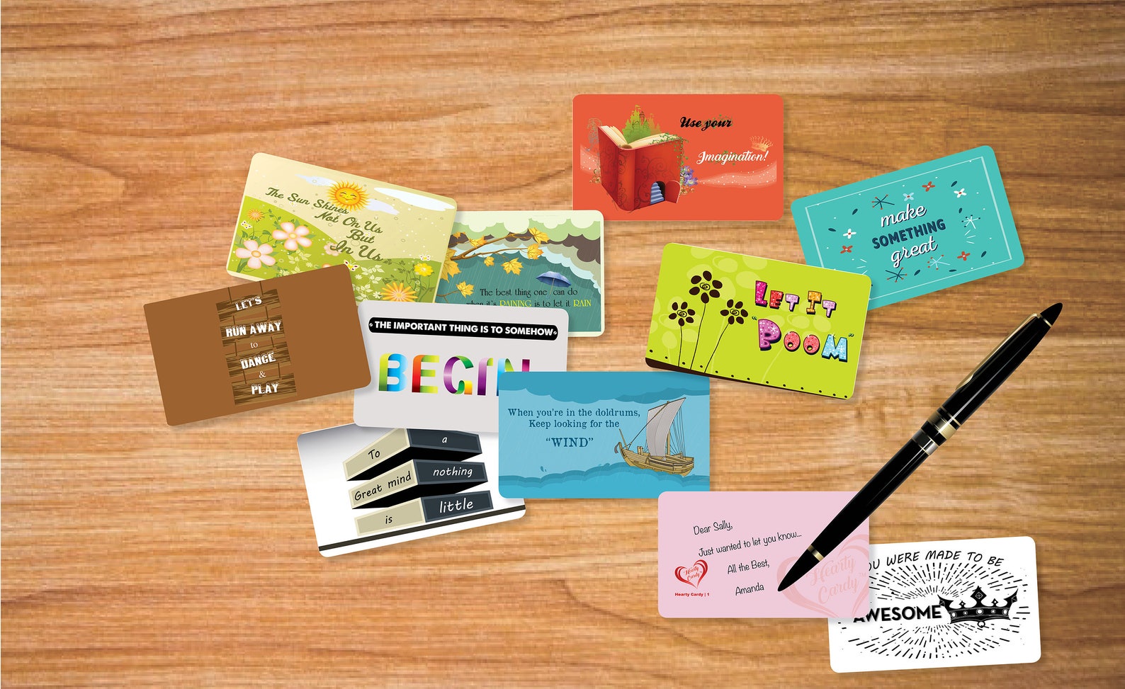 25 Motivational Mini Quote Cards | Motivational Prints | Card Set ...