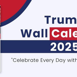 Trump Monthly Wall Calendar 2025, Donald Trump Gifts, 45 47 President ...
