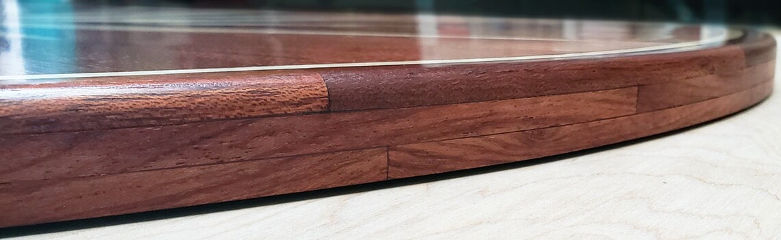 Classic Compass Rose Wood Inlaid Coffee Table - Etsy