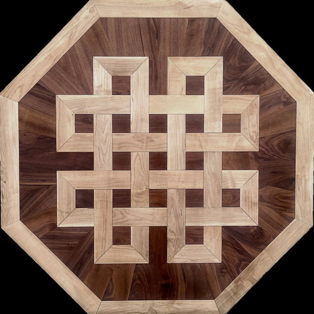 Celtic Knot Wood Floor Medallion Inlay 36 - Etsy