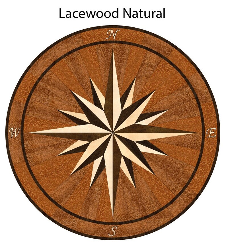 16-point Compass Rose W/nautical Border - Etsy