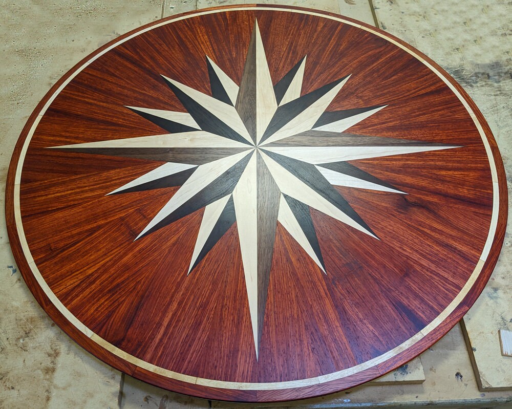 16 Point Compass Rose - Etsy