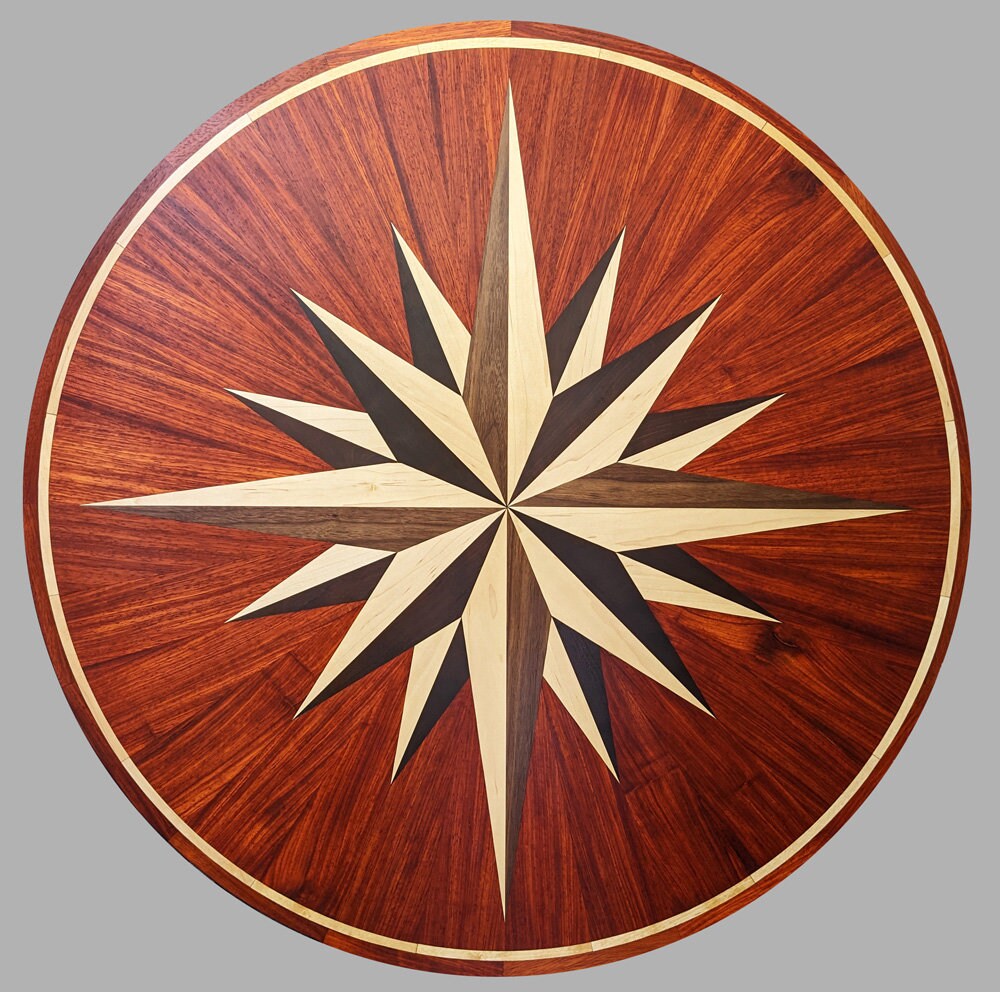 16 Point Compass Rose - Etsy