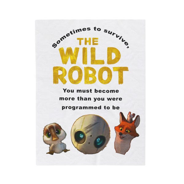 The Wild Robot Merch - Etsy