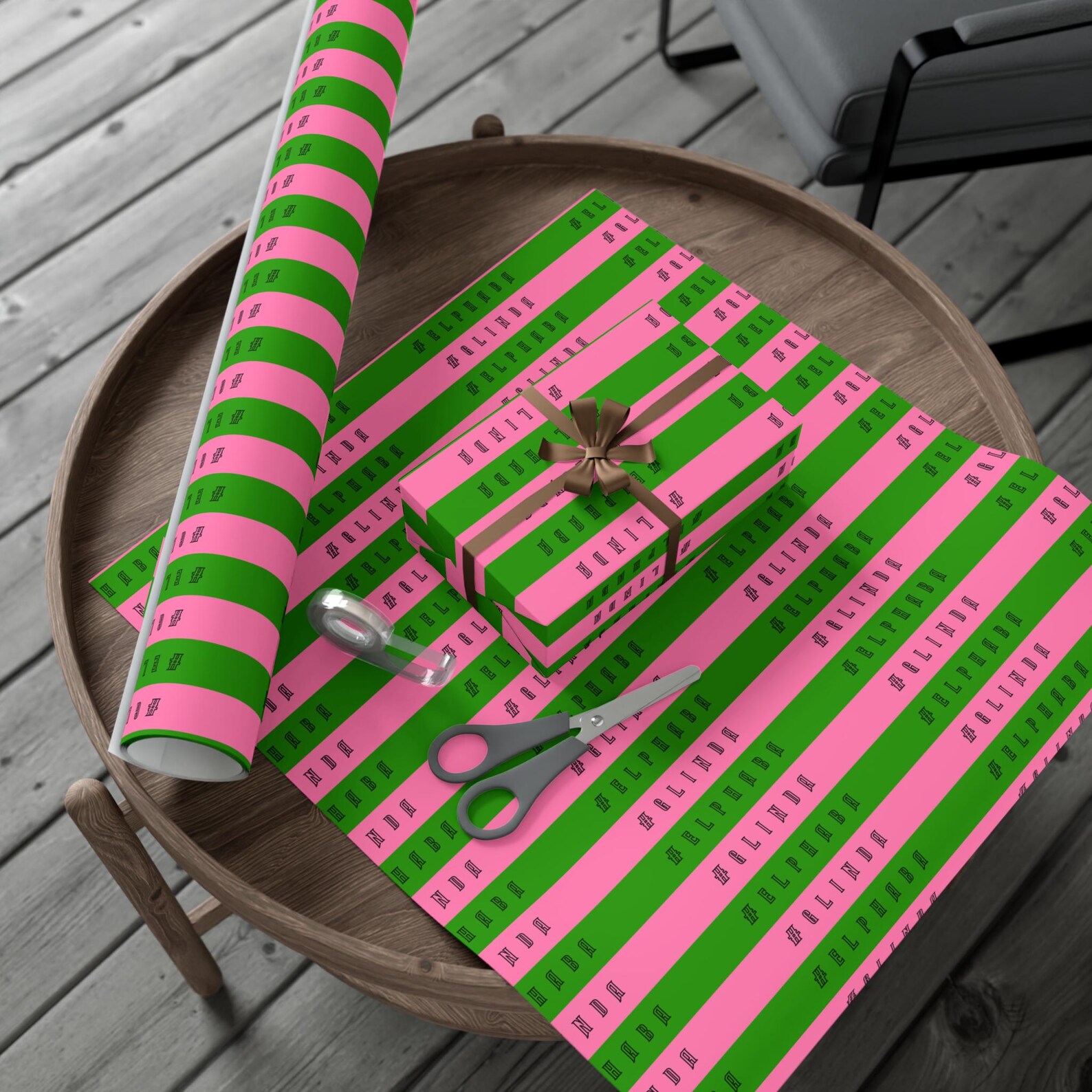 Wicked Elphaba Glinda Gift Wrapping Paper, Wicked Wizard of Oz Craft ...