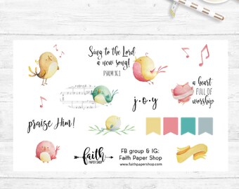 Christian stickers | Etsy