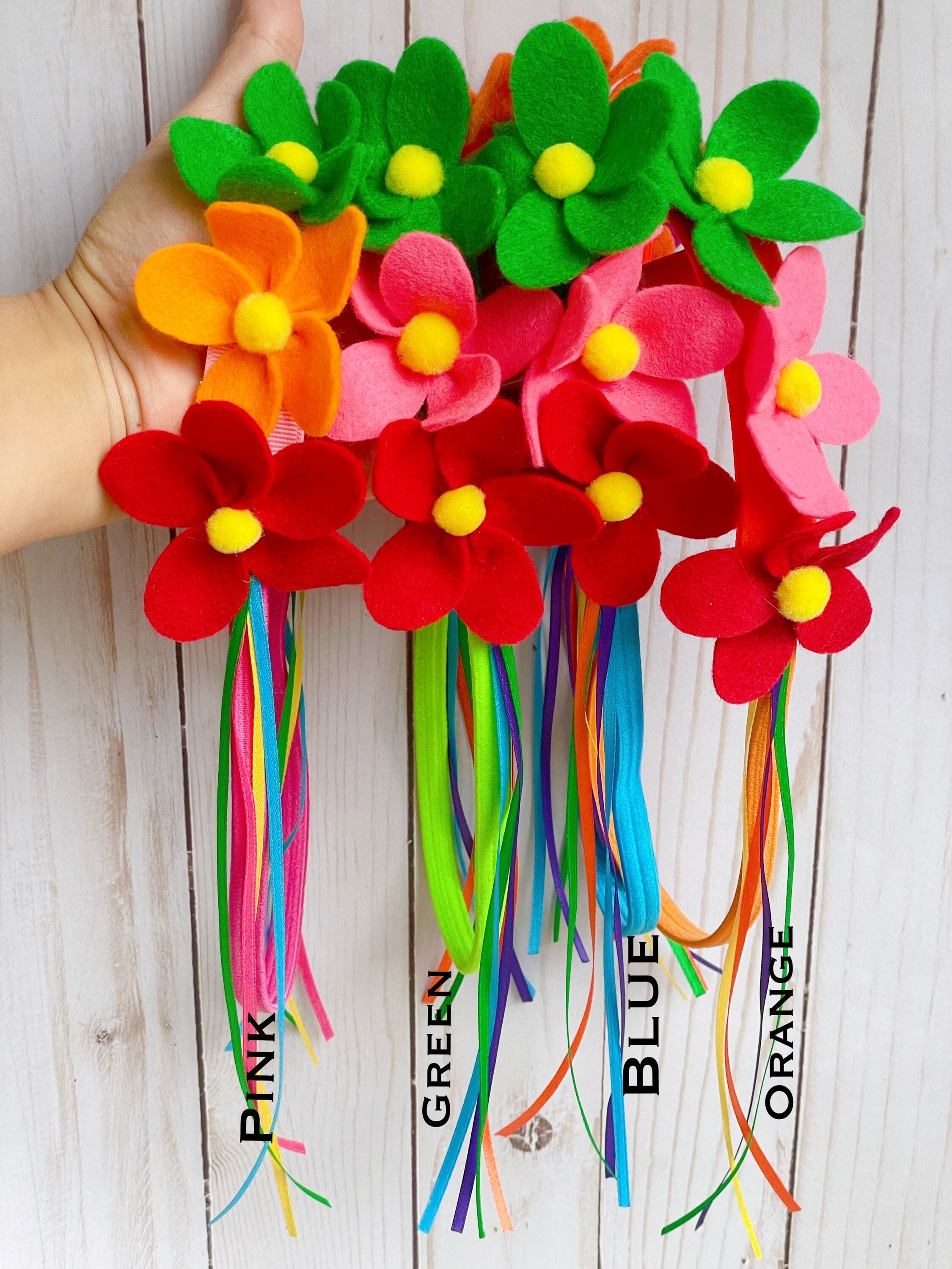 Colorful Headband Handmade Mexican Style Fiesta Flower - Etsy