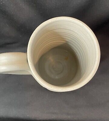 Vintage Williamsburg Virginia Pottery Coffee Mug Cobalt Blue Salt Glaze ...