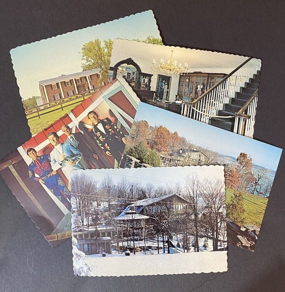 1977 Johnny Cash Post Cards Blank Set of 5 - Etsy