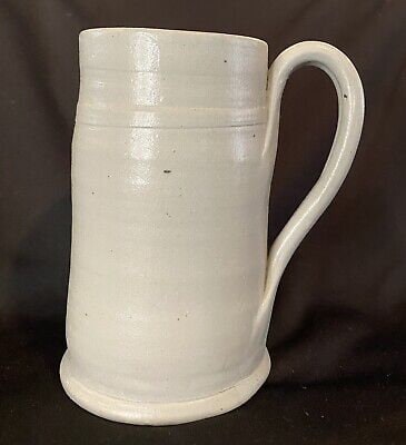 Vintage Williamsburg Virginia Pottery Coffee Mug Cobalt Blue Salt Glaze ...