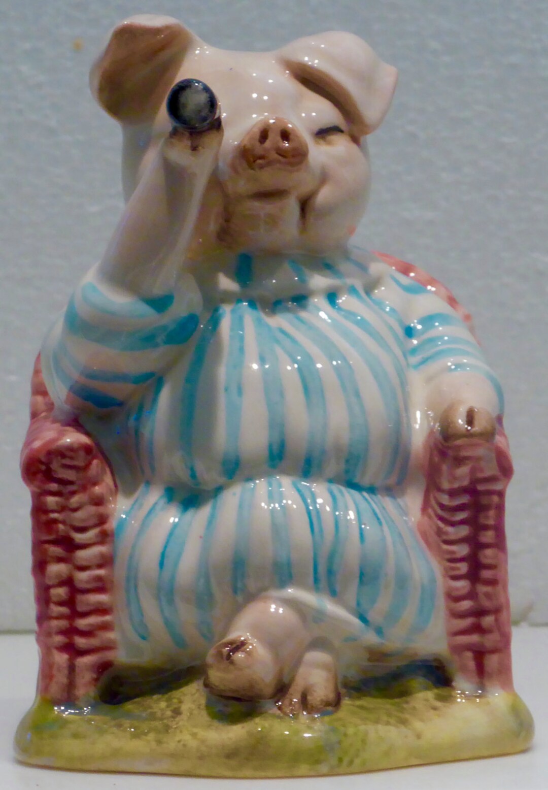 Beatrix Potter Figurine - Little Pig Robinson Spying - Etsy