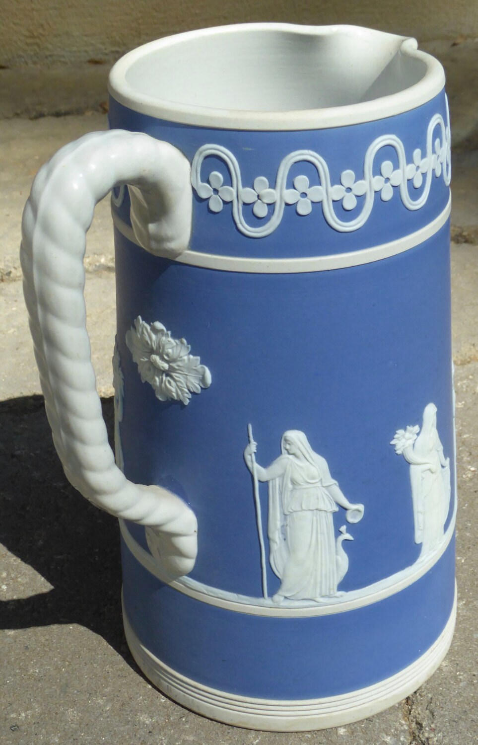 Dudson, Staffordshire, Jasperware Pitcher - Etsy