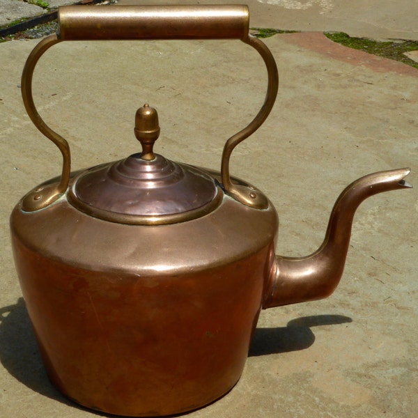 Copper Tea Pot - Etsy