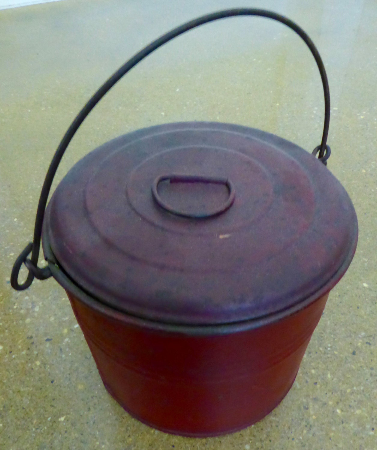 American Antique Milk Bucket With Handle - Etsy