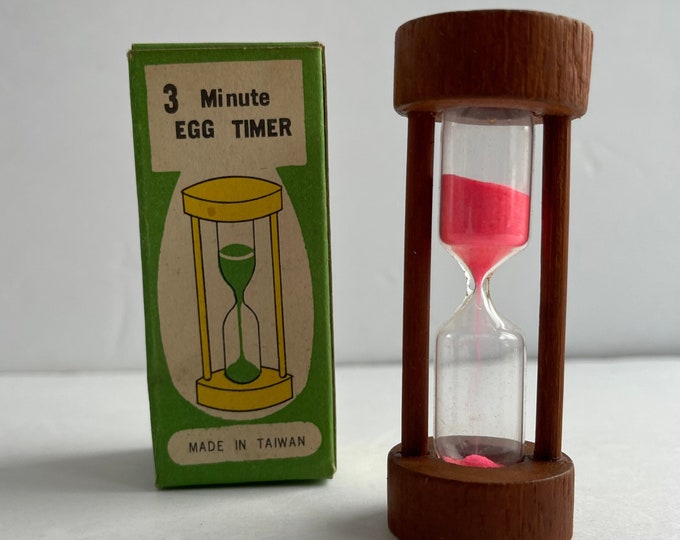 Vintage Three Minute Egg Timer in Box - Vintage Kitchen - Vintage ...