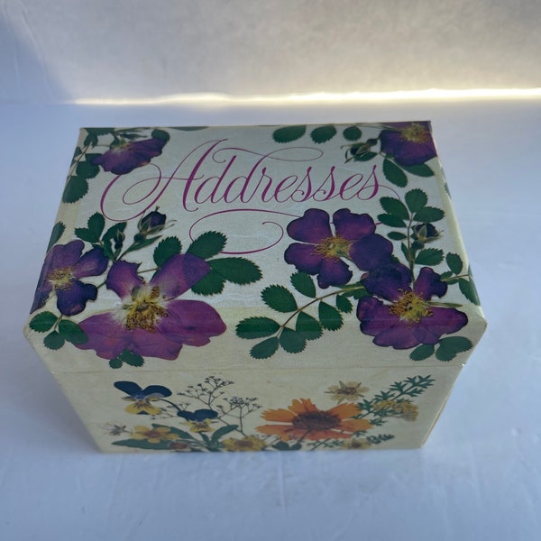 Address Card Box - Etsy