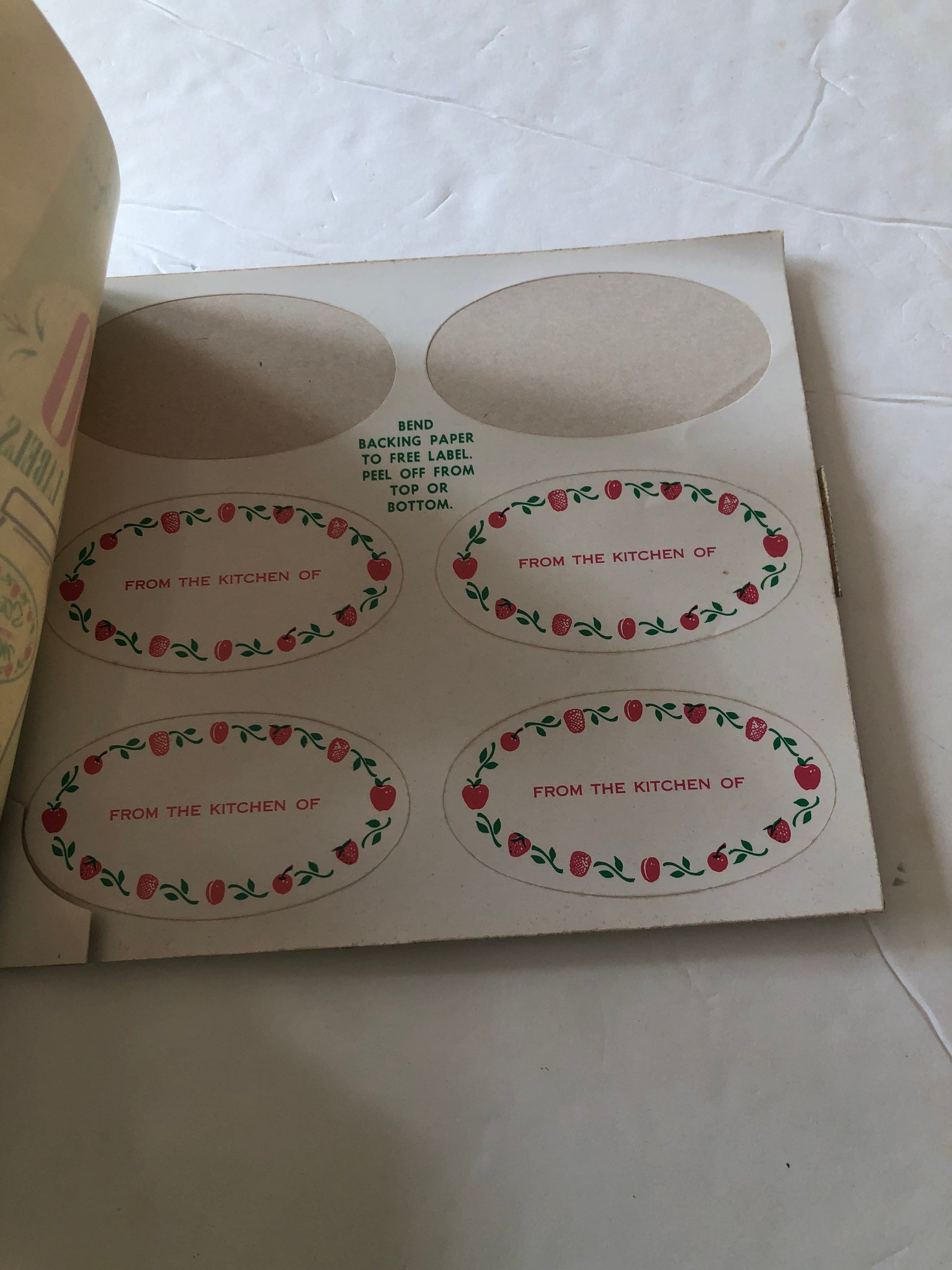 Vintage From the Kitchen of Recipe Labels Canning Labels - Etsy