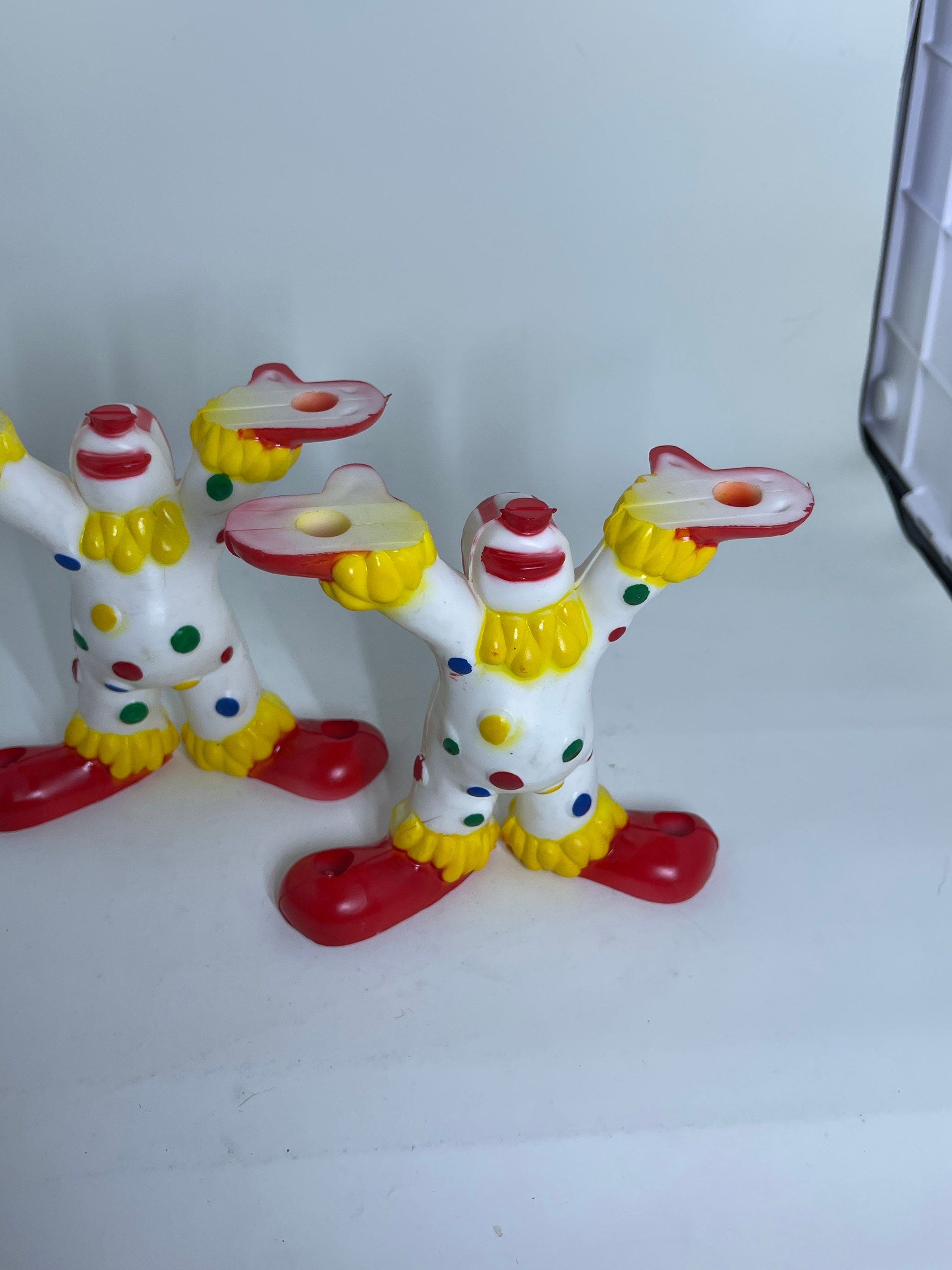 Vintage Clown Cake Toppers Birthday Candle Holders Clown - Etsy