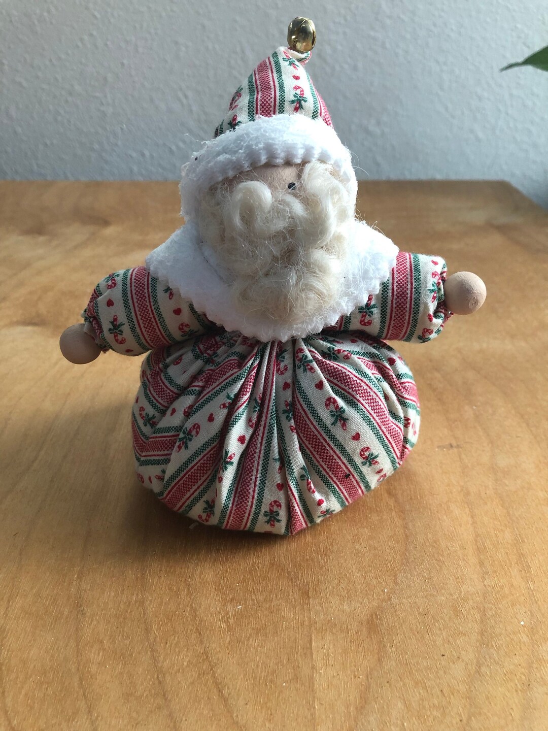 Vintage Cloth Santa Claus - 1980's Handmade - Vintage Christmas - 1980s ...