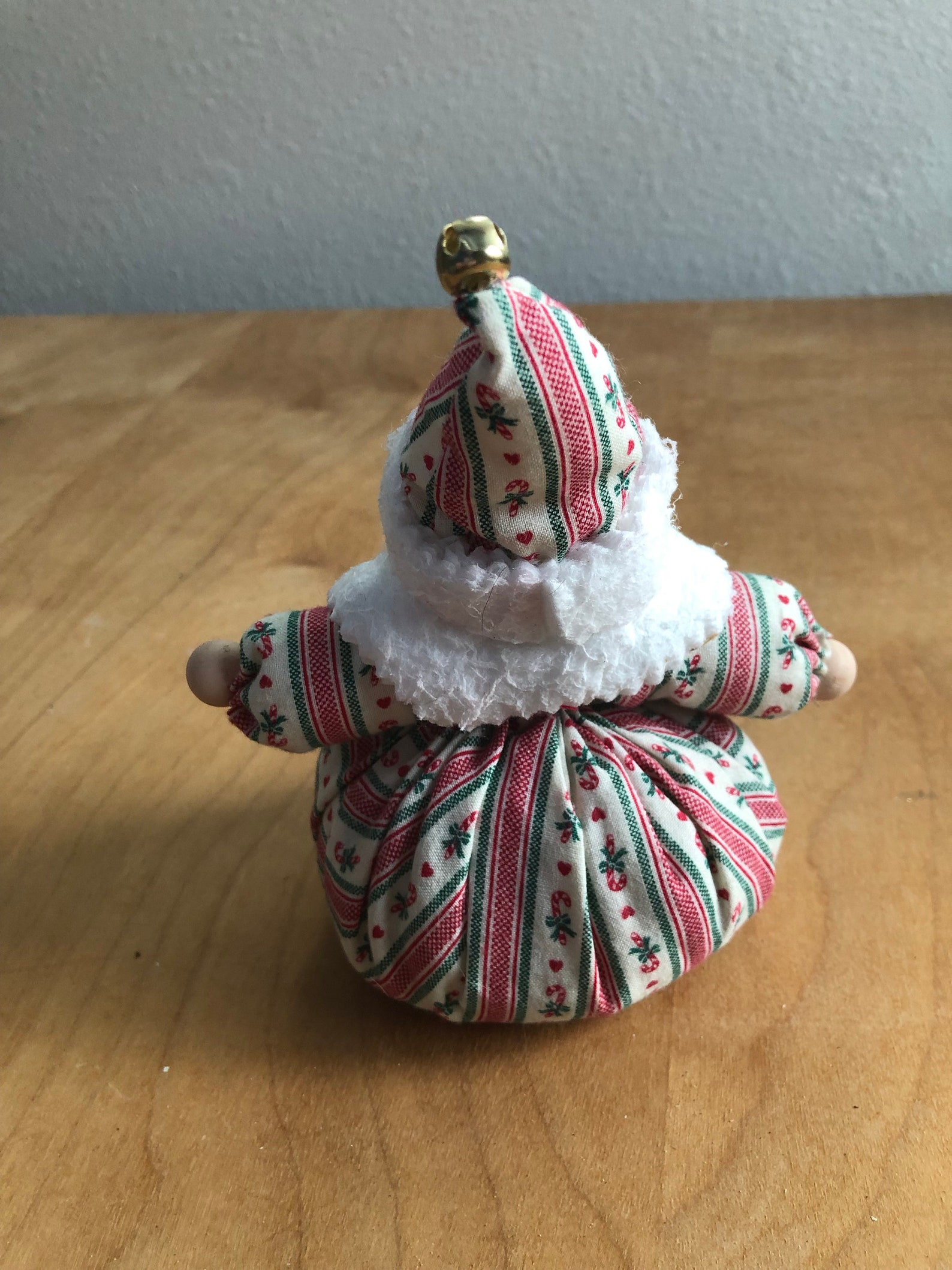 Vintage Cloth Santa Claus 1980's Handmade Vintage - Etsy