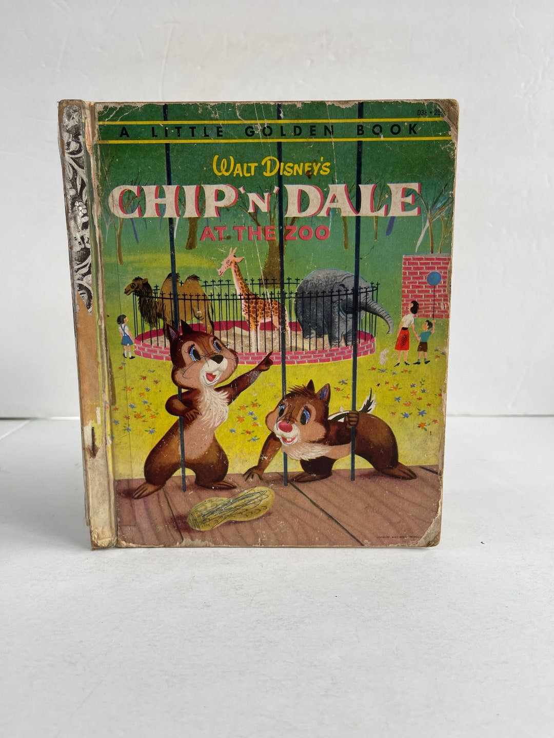 Chip N Dale at the Zoo - Children's Book - Walt Disney - Golden Book ...