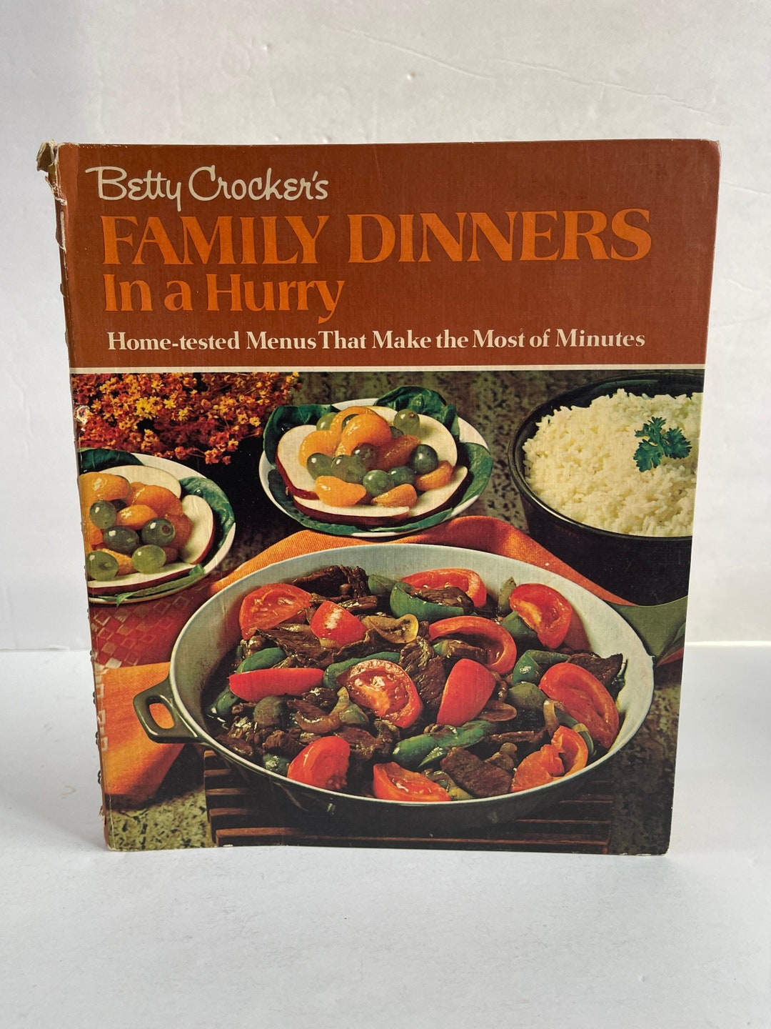 Vintage Betty Crocker's Family Dinners Cookbook - 1970s Spiral-bound ...