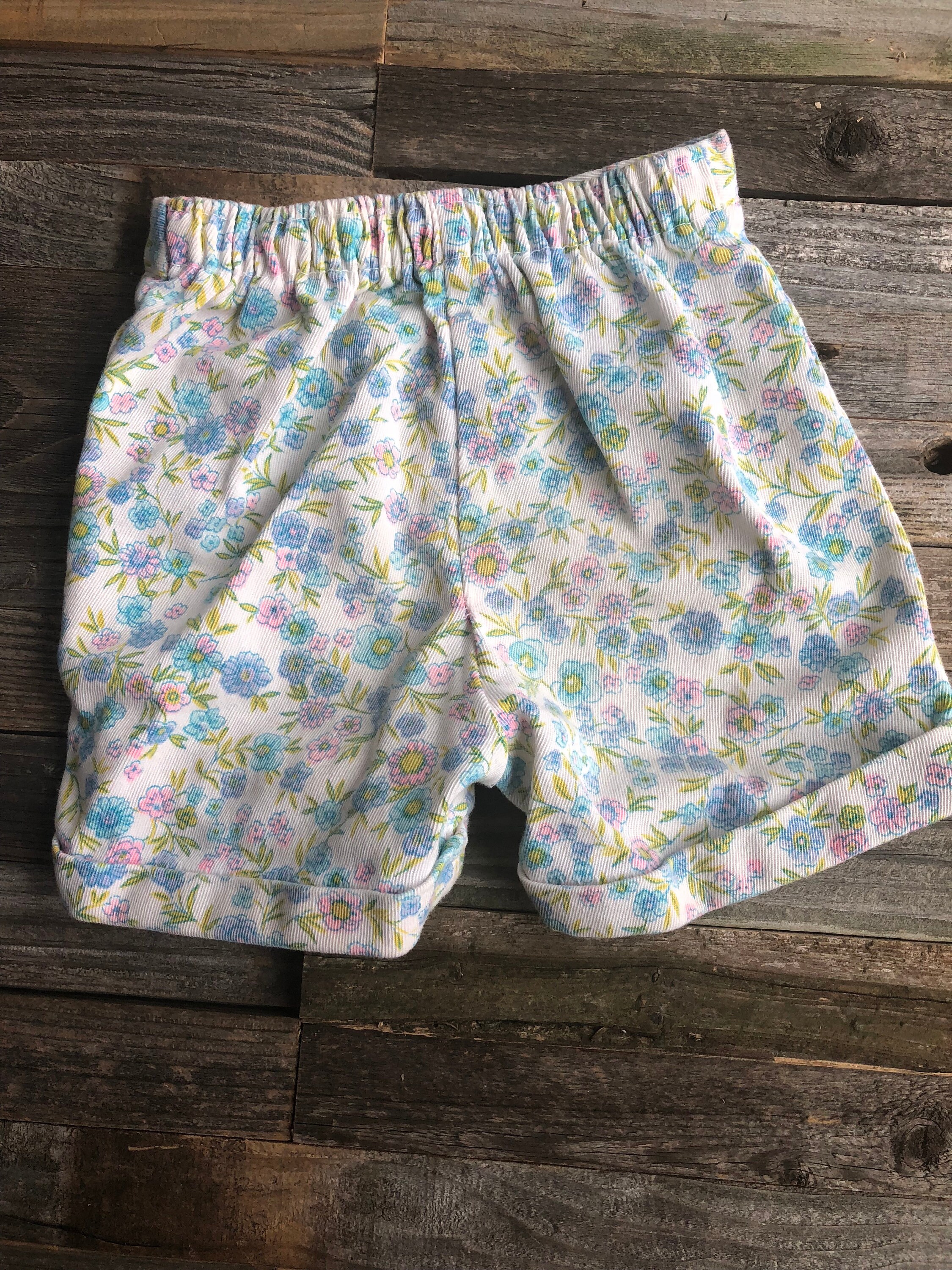 Vintage Toddler Shorts - Floral Shorts - Kids Clothing - Vintage ...