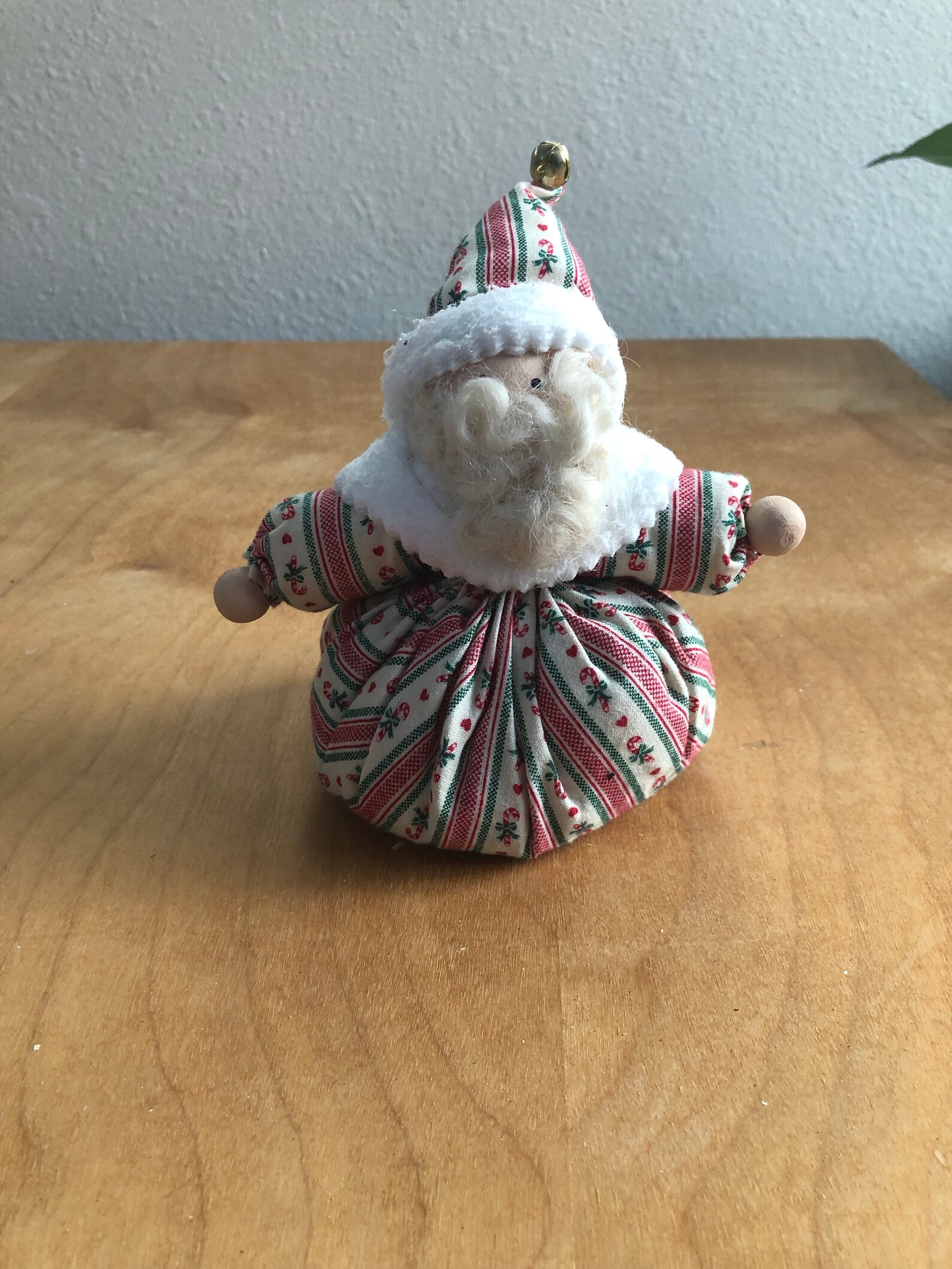 Vintage Cloth Santa Claus - 1980's Handmade - Vintage Christmas - 1980s ...