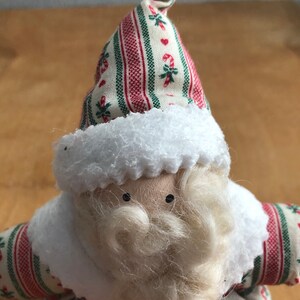 Vintage Cloth Santa Claus - 1980's Handmade - Vintage Christmas - 1980s ...