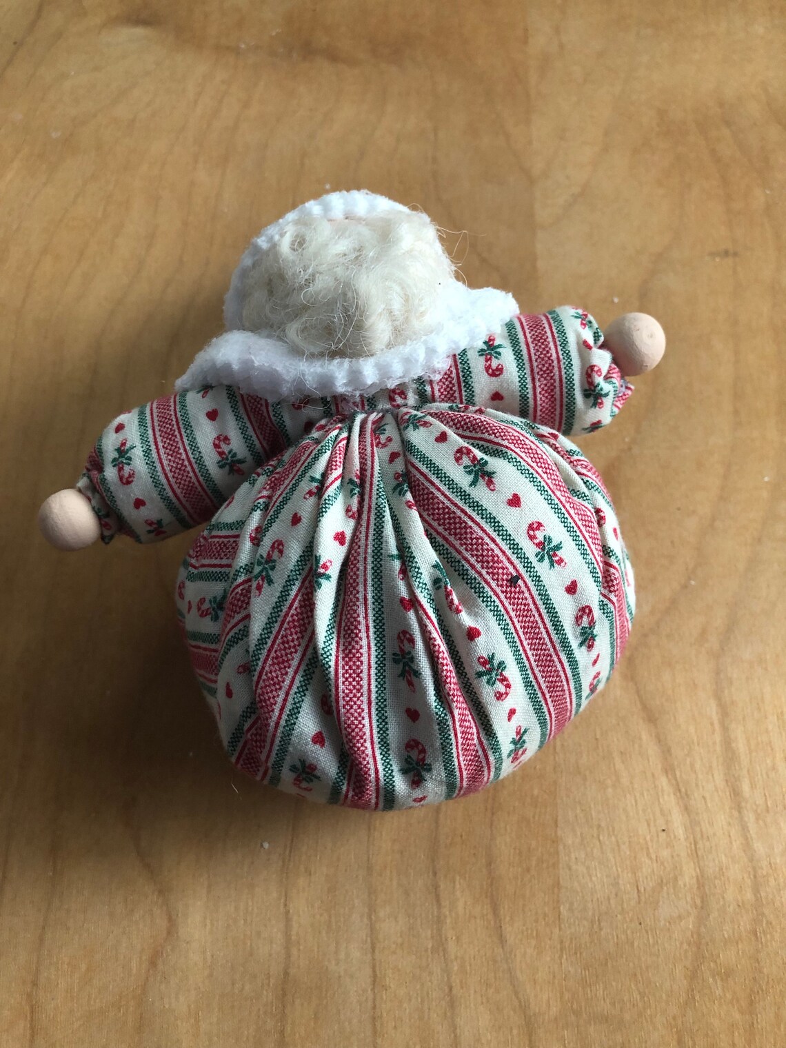 Vintage Cloth Santa Claus 1980's Handmade Vintage - Etsy