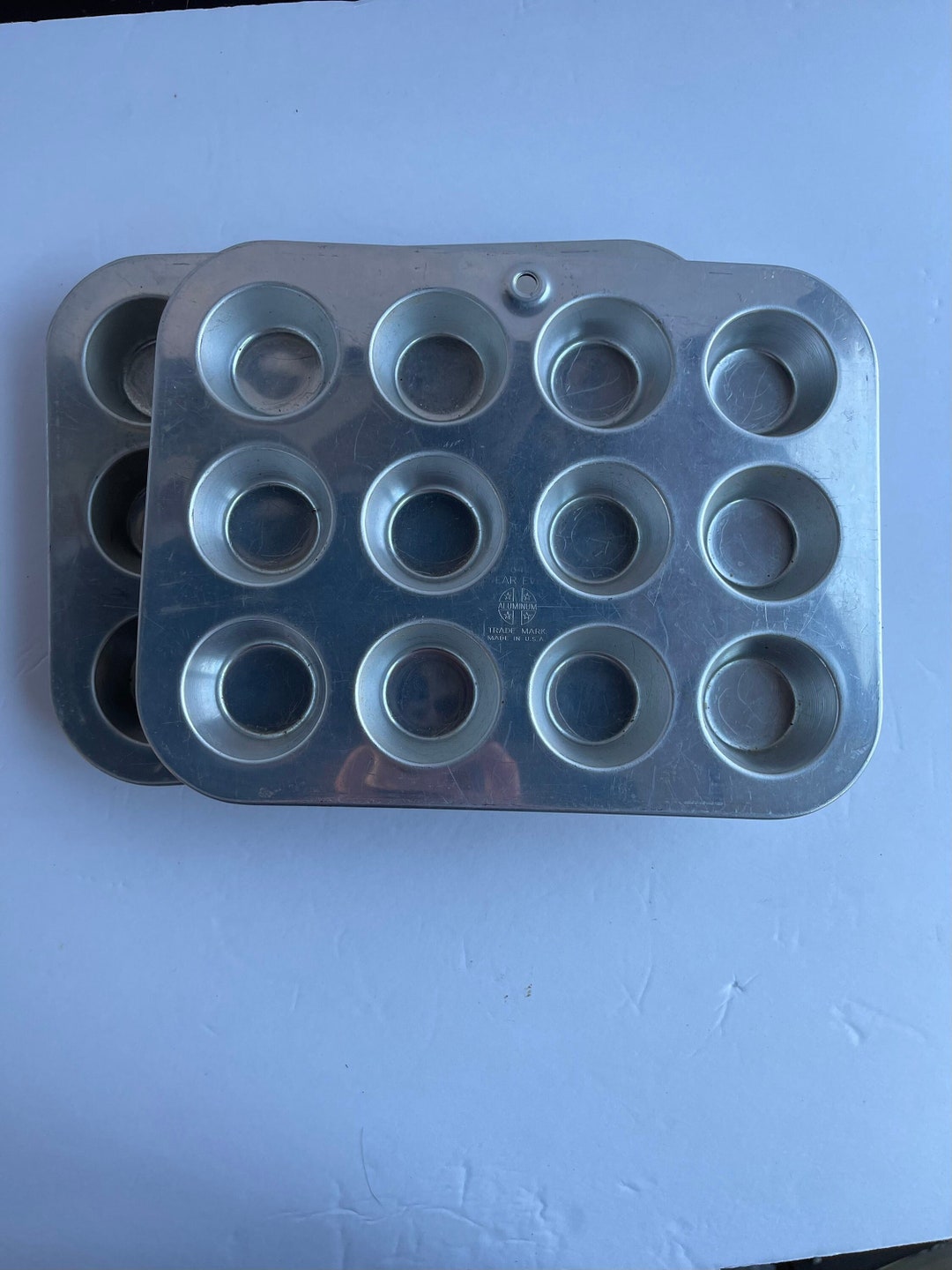 Vintage Wear-ever Mini Cupcake Tins - Set of 2 - Kitchen Decor - Etsy