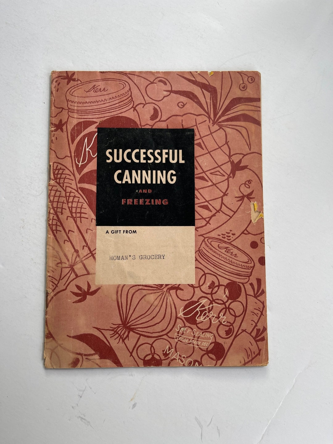 Vintage Kerr Canning & Freezing Recipe Book - 1950s Cookbook - Etsy