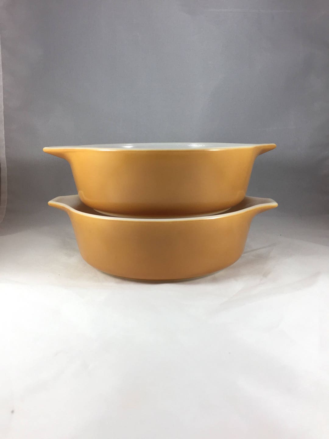 Set of 2 Pyrex Old Orchard 471 - Pyrex Casserole - Solid Pyrex Print ...