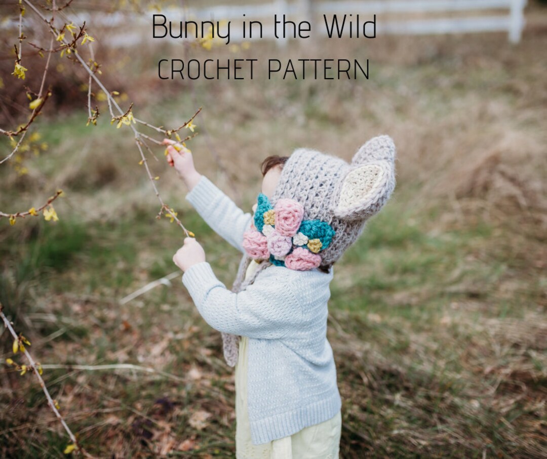 Crochet Bunny Bonnet | Crochet Easter Bonnet | Crochet Baby Bonnet ...