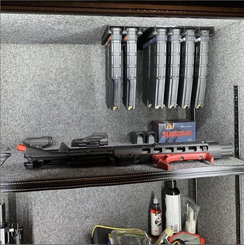 AR-15 Ultimate Magazine Storage Solution up to 33 MAGAZINES Three Mags ...