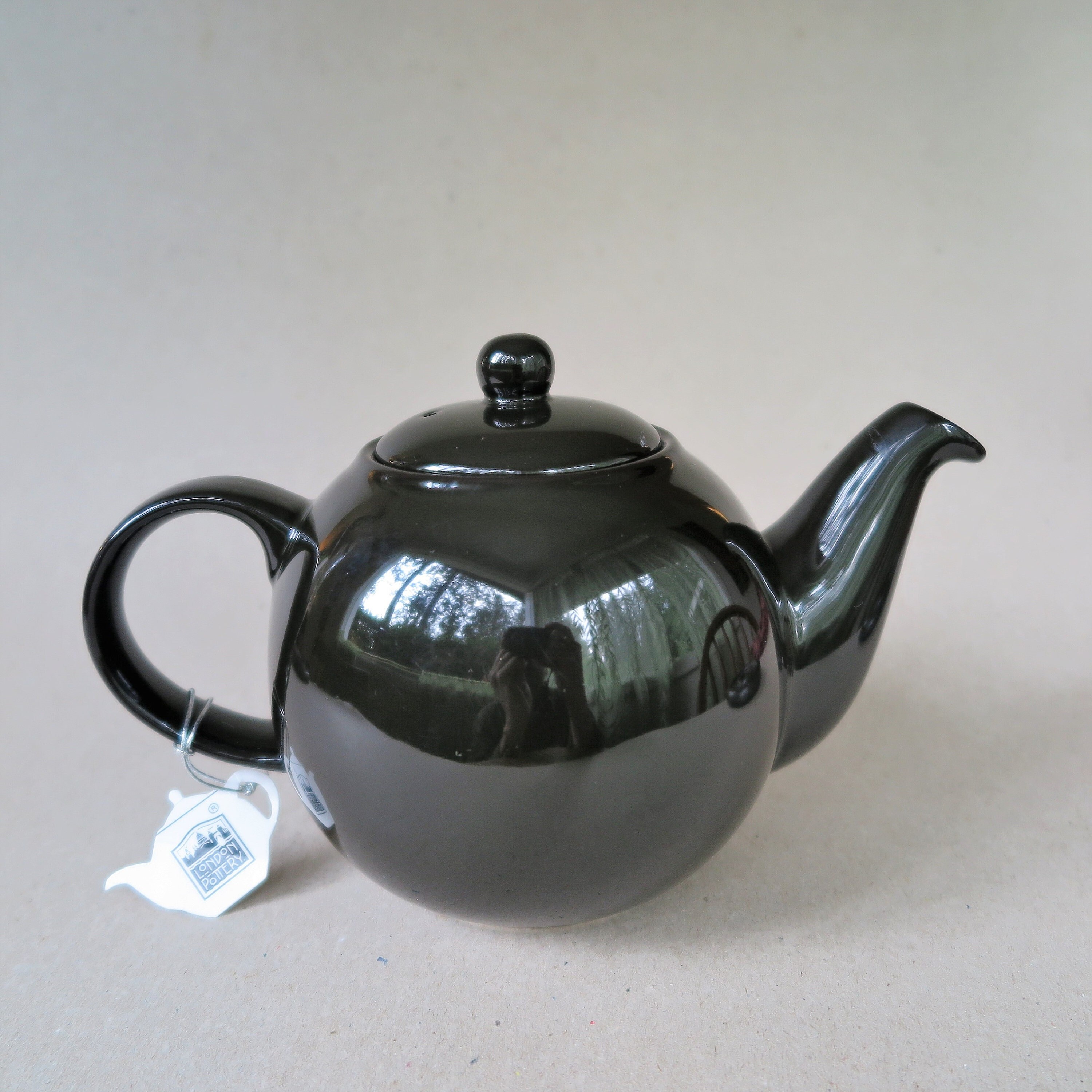 Made In England Black Teapot