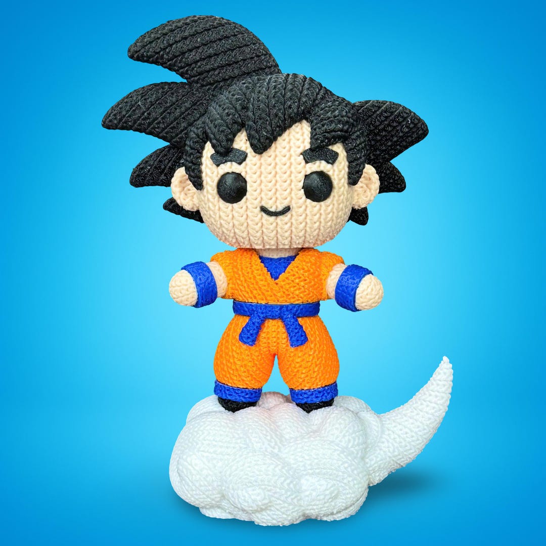Goku, Vegeta, Boo, Manji Boo, Piccolo Figure 15 Cm Crochet Style Dragon ...