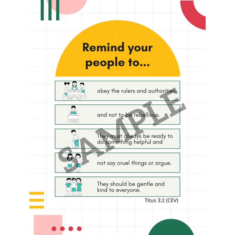 Scripture Posters for Classroom; Geometric Theme; Encouraging Classroom ...