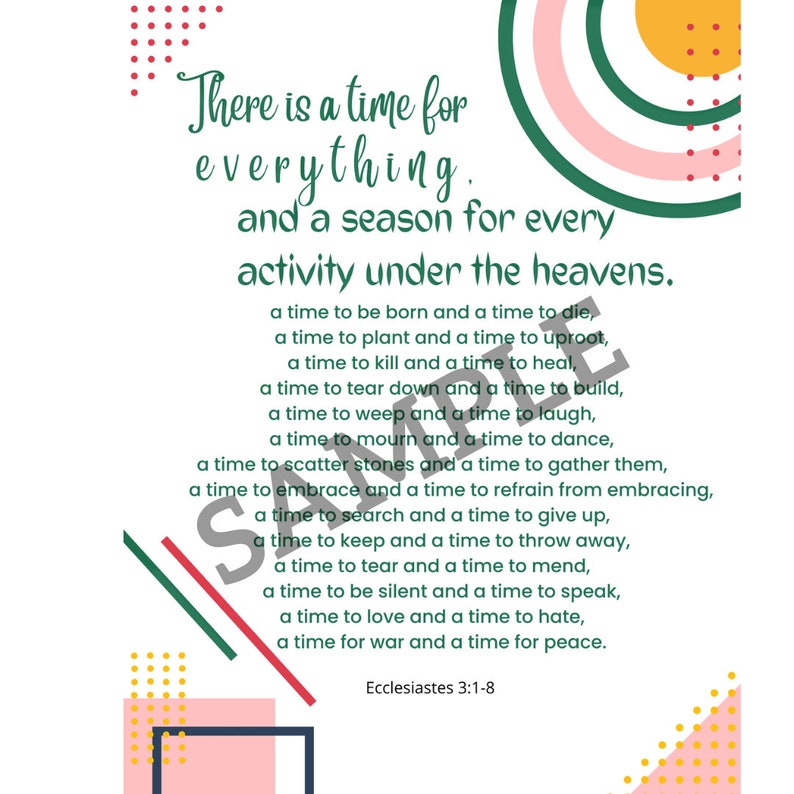 Scripture Posters for Classroom; Geometric Theme; Encouraging Classroom ...