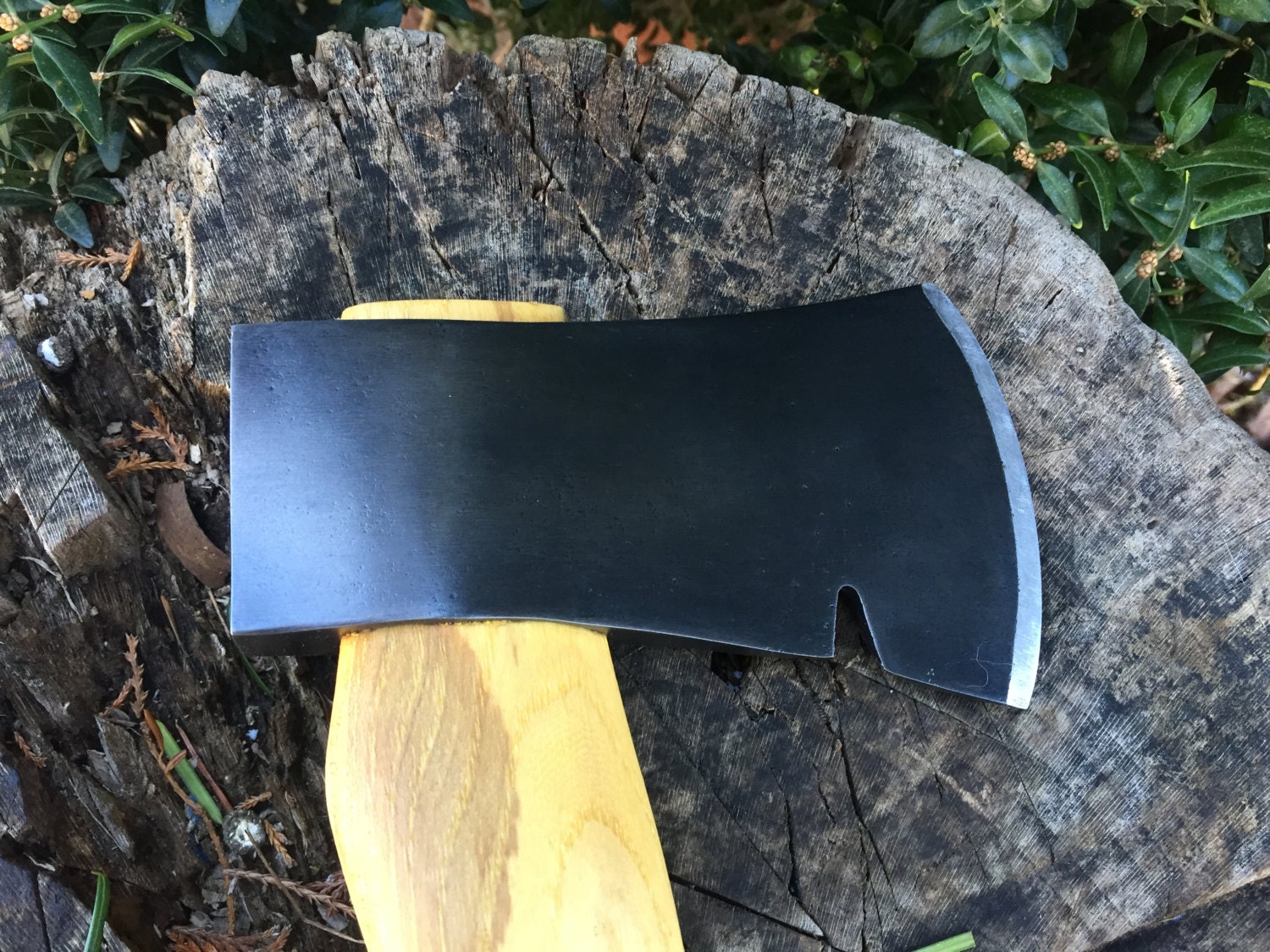 Vintage Made in Austria Hatchet with Carved Handle – Restored