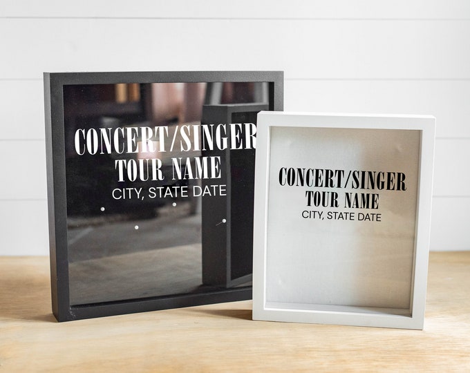 Concert -ticket Memory Shadow Box - Etsy