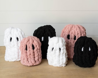 Chunky Knit Ghost - Etsy