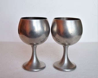 Pewter goblets | Etsy