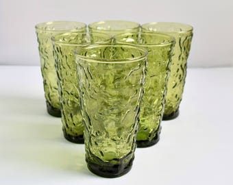 Green tinted glass | Etsy