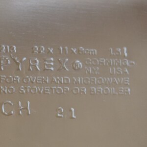 Set of 3 Matching Smokey Brown Pyrex Baking Pans/ Glass Bakeware ...