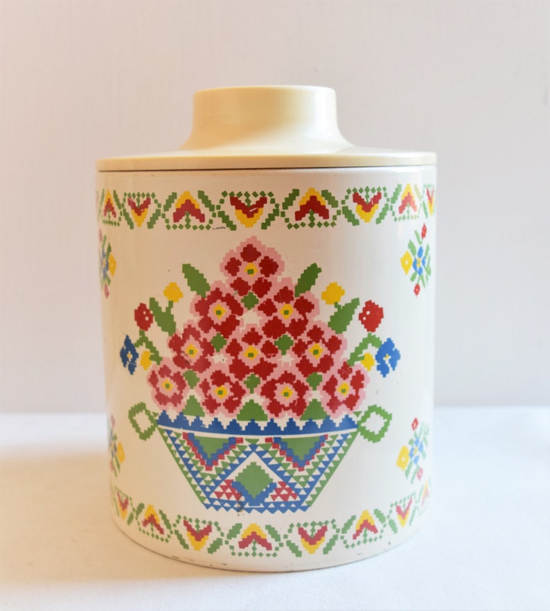 Vintage Ransburg Canisters Set of 4 - Etsy