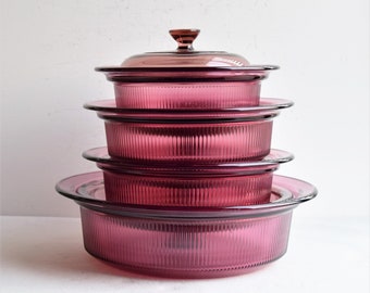 Cranberry glass | Etsy