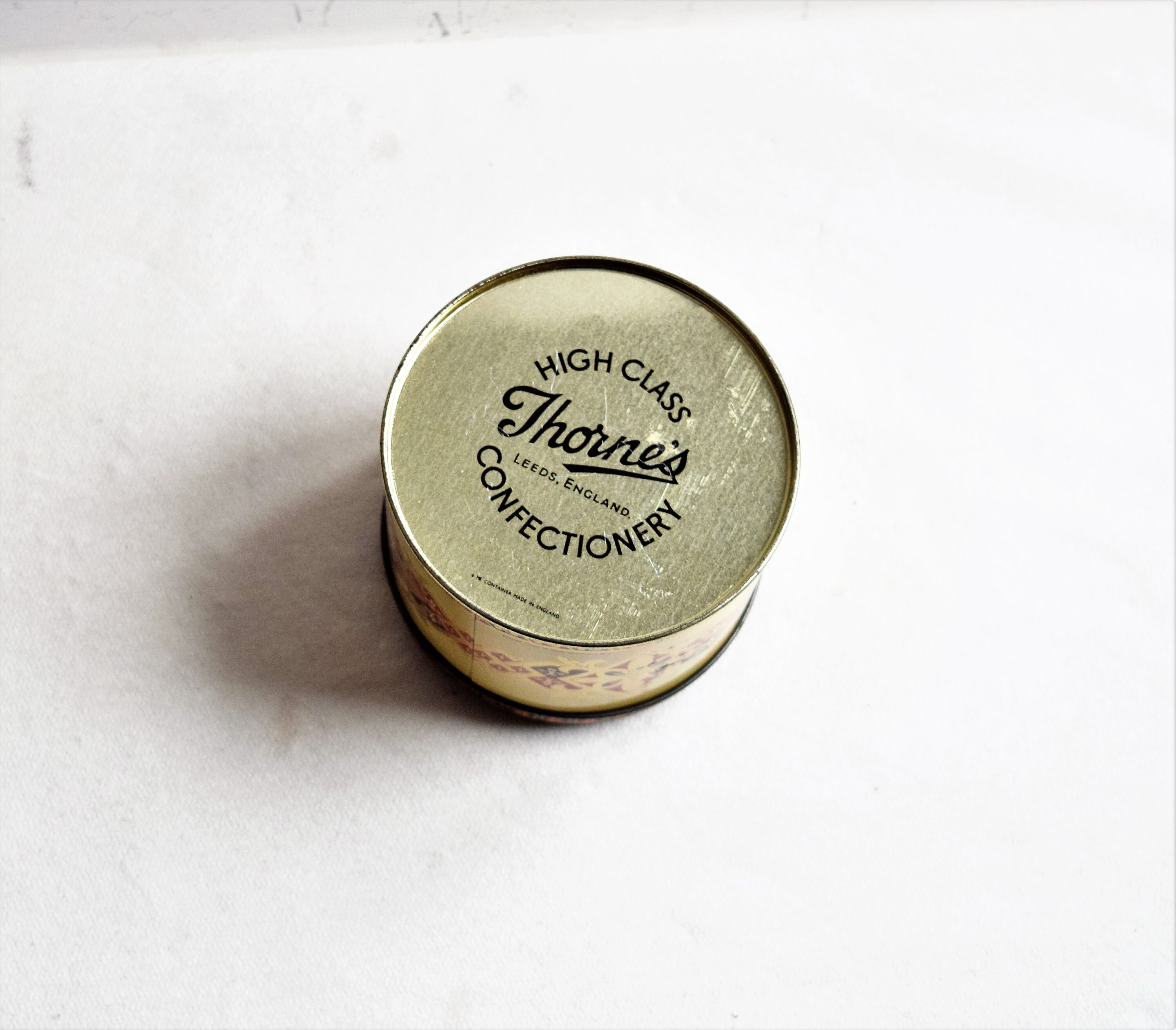 Vintage Premier Toffee Canister Made in England/ Collectible Candy Tin ...