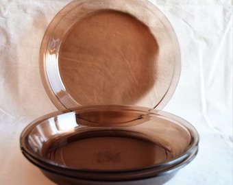 Cranberry Pyrex Baking Pans Set of 3 Matching Tempered Glass Cookware ...